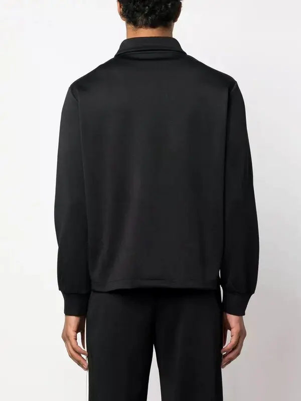 Palm Angels Logo-print Panelled Zip-up Jacket