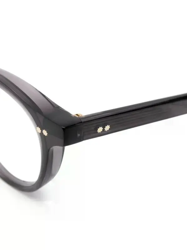 CUTLER & GROSS Two-tone Round Frame Glasses