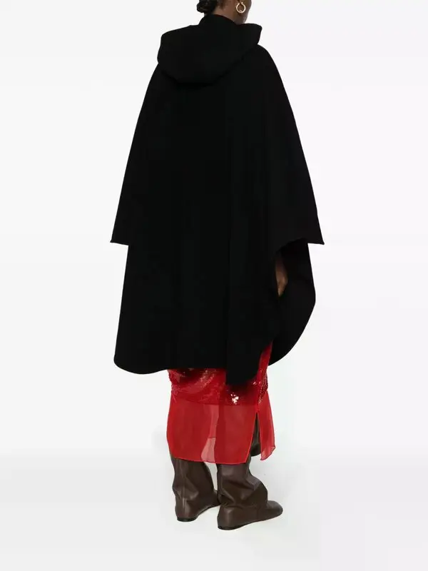 Chloé Wool-blend Hooded Cape