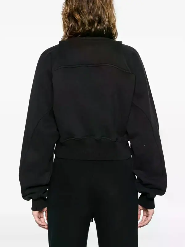 Off-White Cropped Layered Sweatshirt