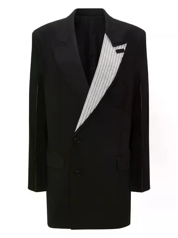 Victoria Beckham Double-breasted Tailored Mini Dress - Black