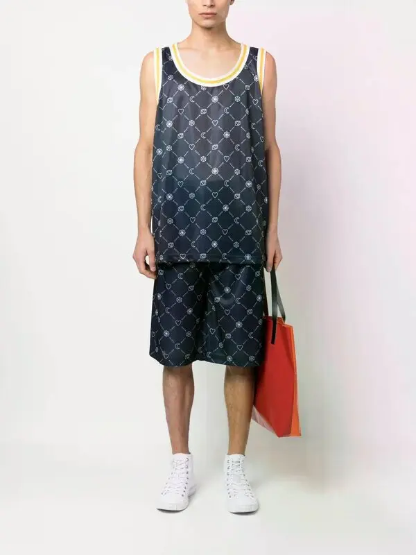 Marni Logo-print Drop-crotch Shorts