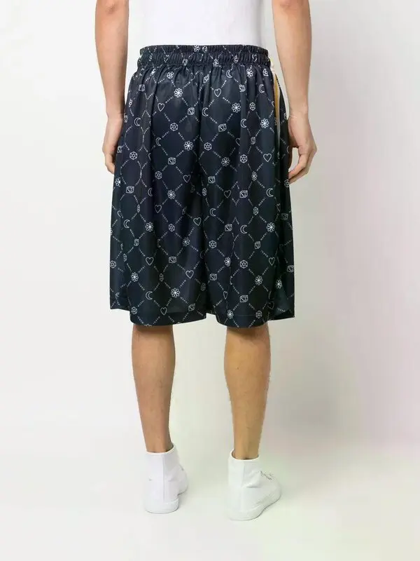 Marni Logo-print Drop-crotch Shorts