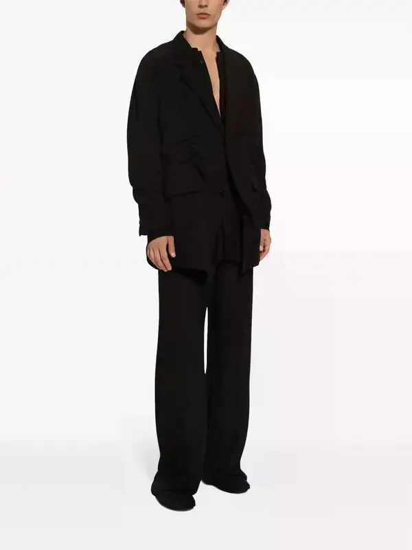 Dolce & Gabbana Long-sleeved Silk-blend Shirt