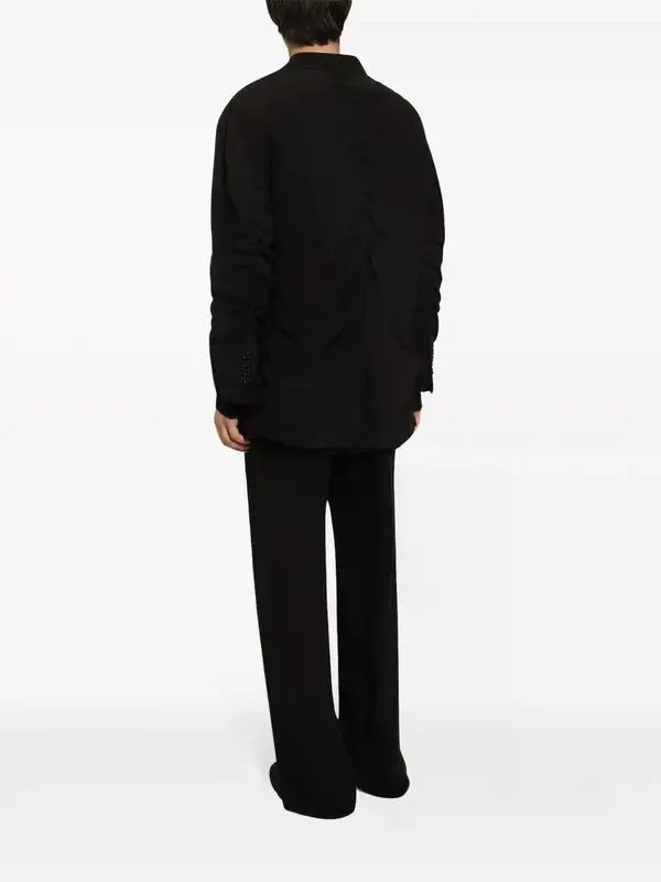Dolce & Gabbana Long-sleeved Silk-blend Shirt