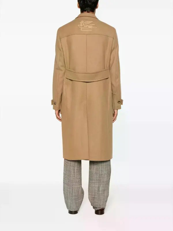 Etro Single-breasted Wool-blend Coat