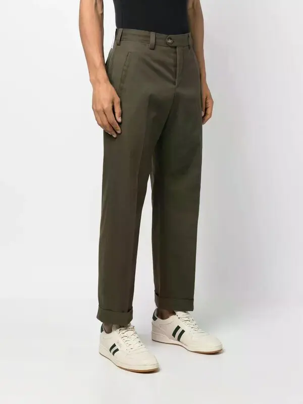 PT TORINO Pressed-crease Straight-leg Trousers