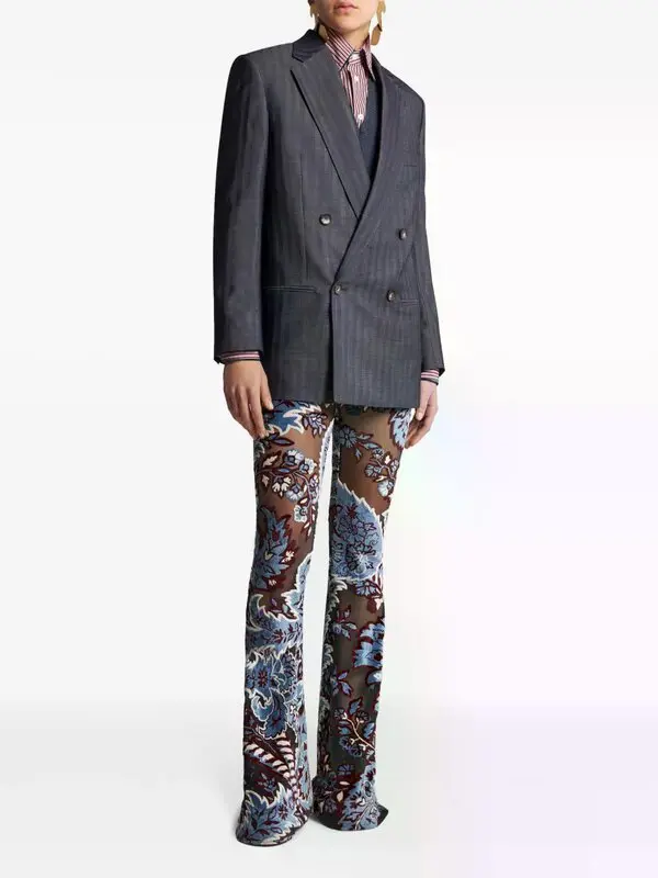 Etro Wool Double-breasted Jacket