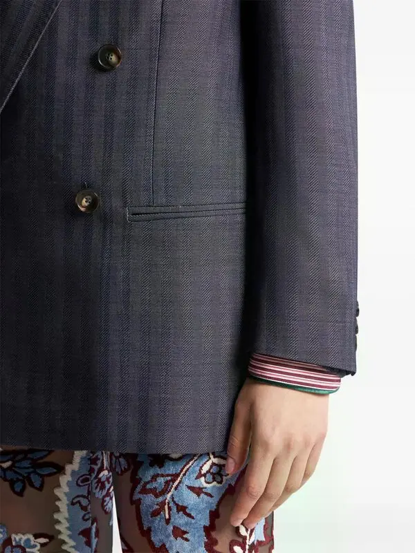Etro Wool Double-breasted Jacket