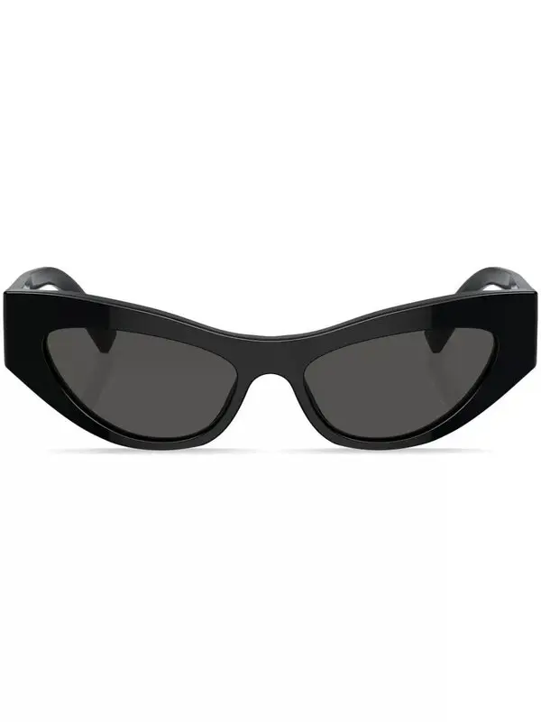 Dolce & Gabbana Oval-frame Sunglasses - Black