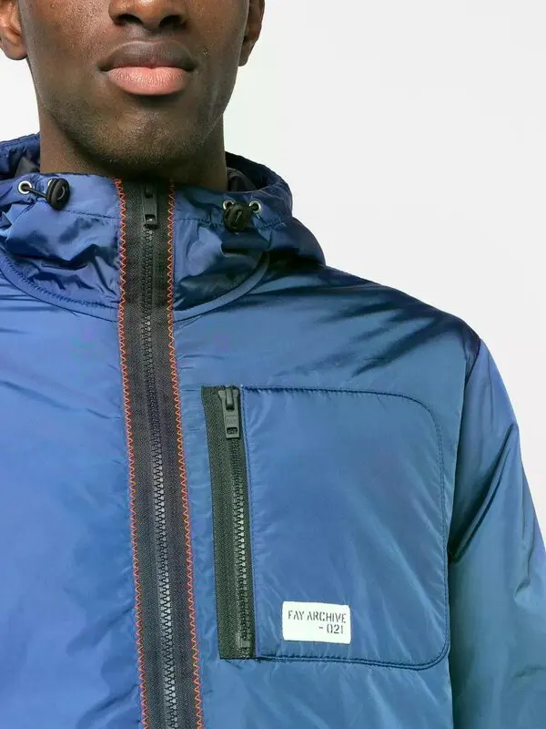 FAY Padded Zip-up Jacket