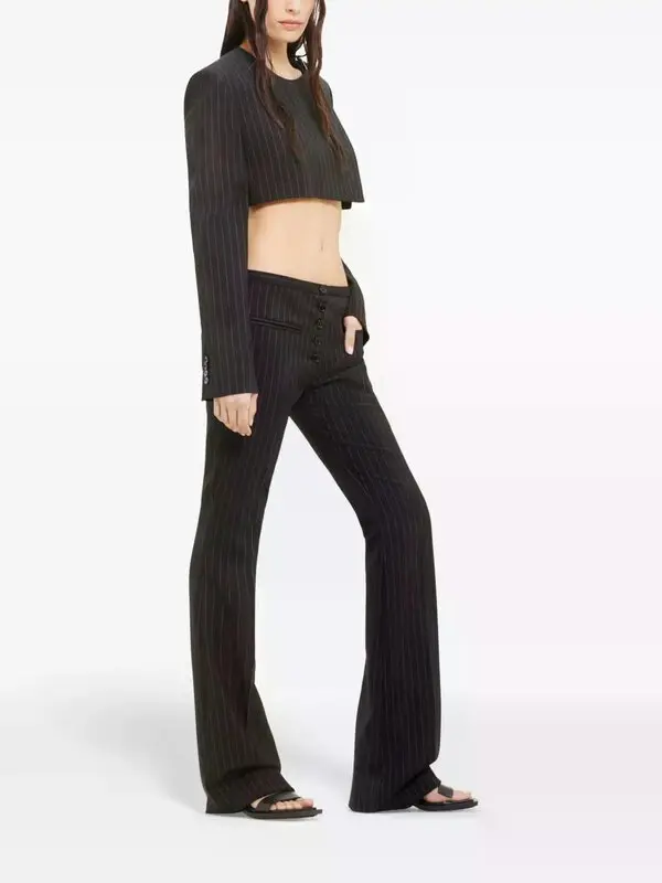 COURREGES Tailored Pinstripe Trousers