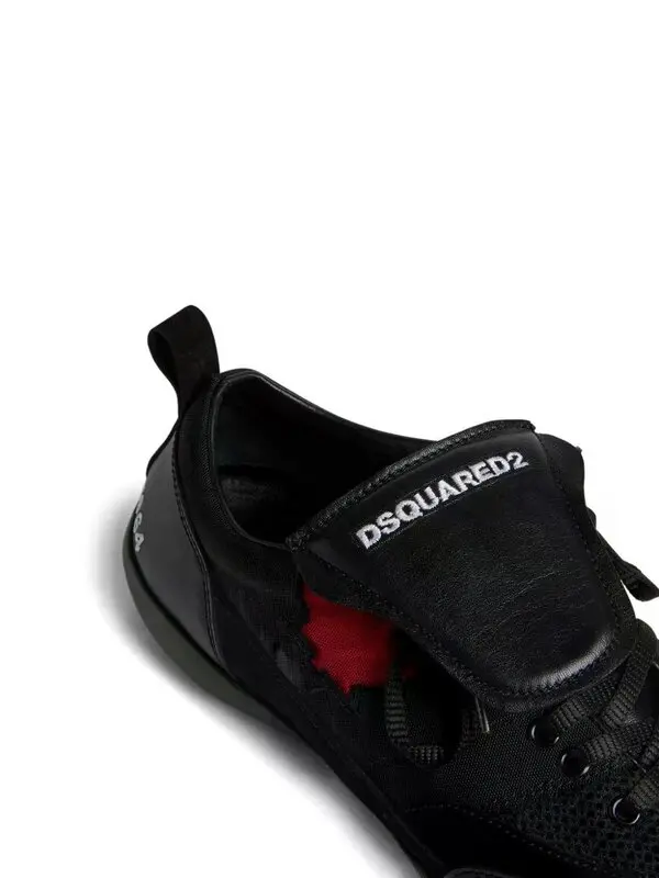 Dsquared2 Maple-leaf Leather Sneakers