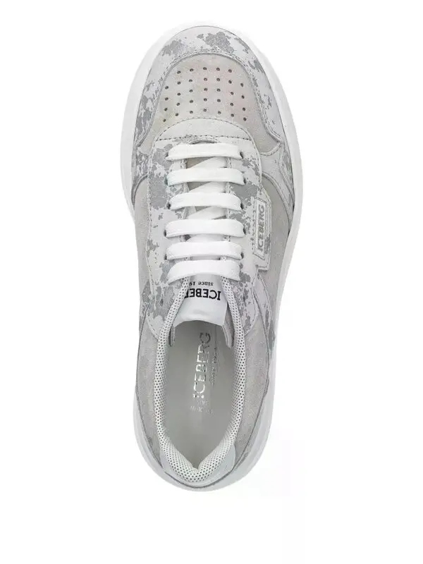 Iceberg Camouflage Platform Sneakers
