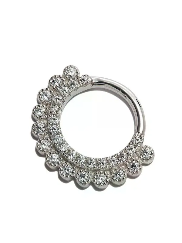MARIA TASH 18kt White Gold Apsara Clicker Earring