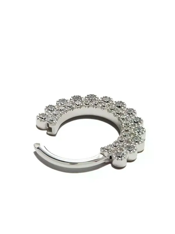 MARIA TASH 18kt White Gold Apsara Clicker Earring