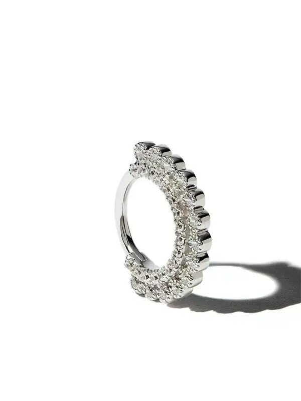 MARIA TASH 18kt White Gold Apsara Clicker Earring
