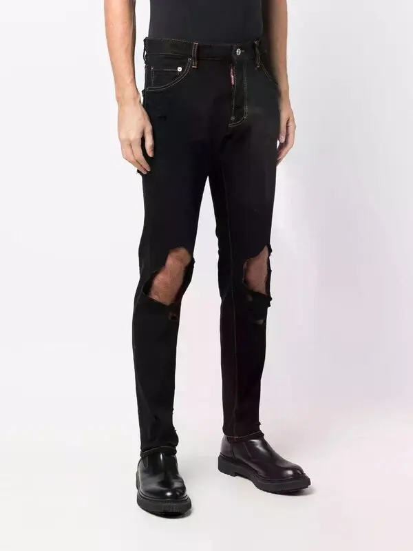 Dsquared2 Distressed Slim-cut Jeans