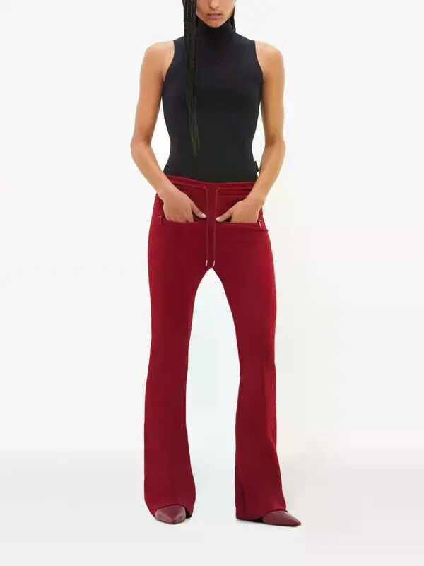 COURREGES Techno Jersey High-neck Bodysuit
