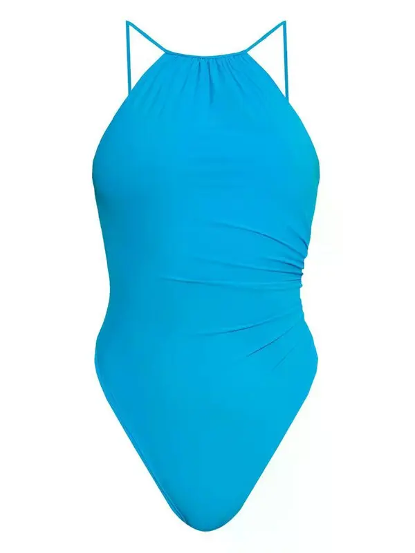 Dsquared2 Draped Backless Swimsuit - Blue