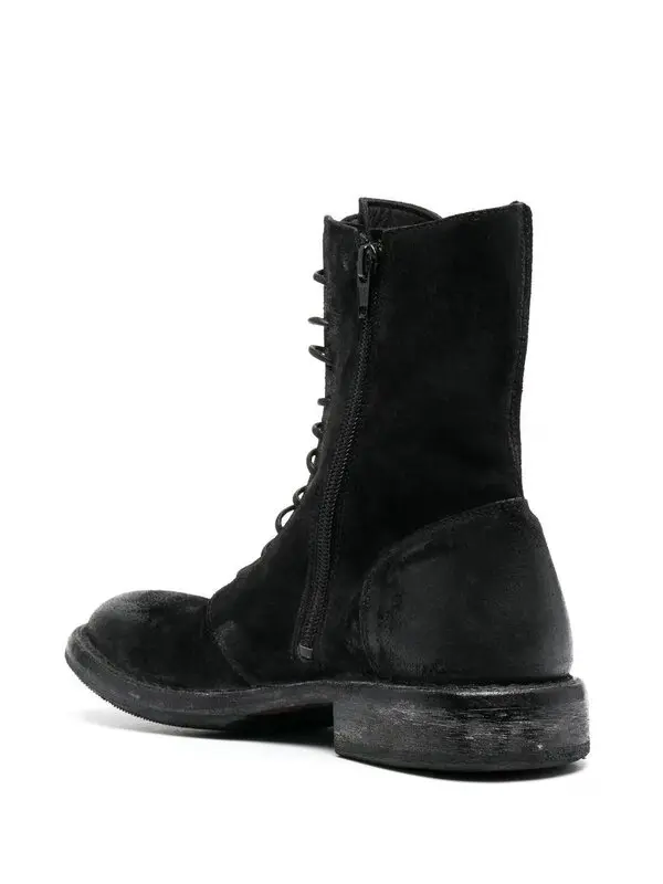 Moma Worn-effect Leather Boots