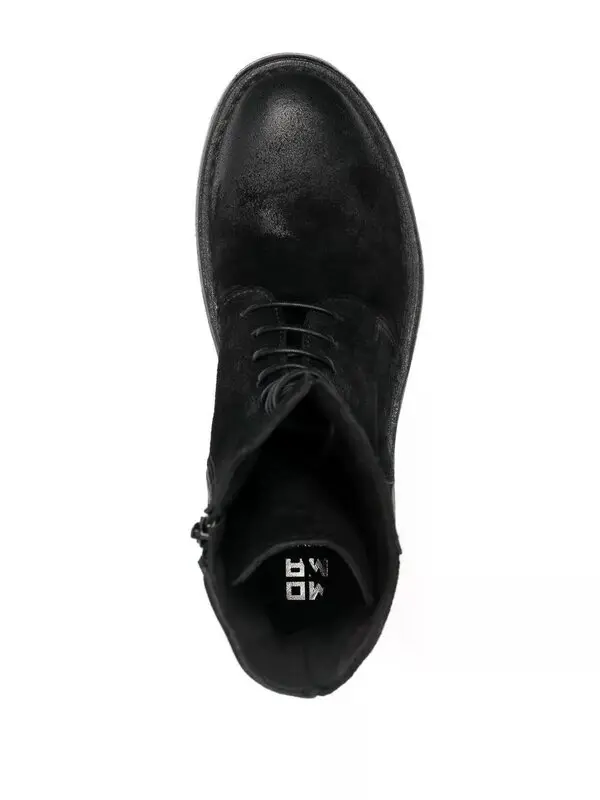 Moma Worn-effect Leather Boots
