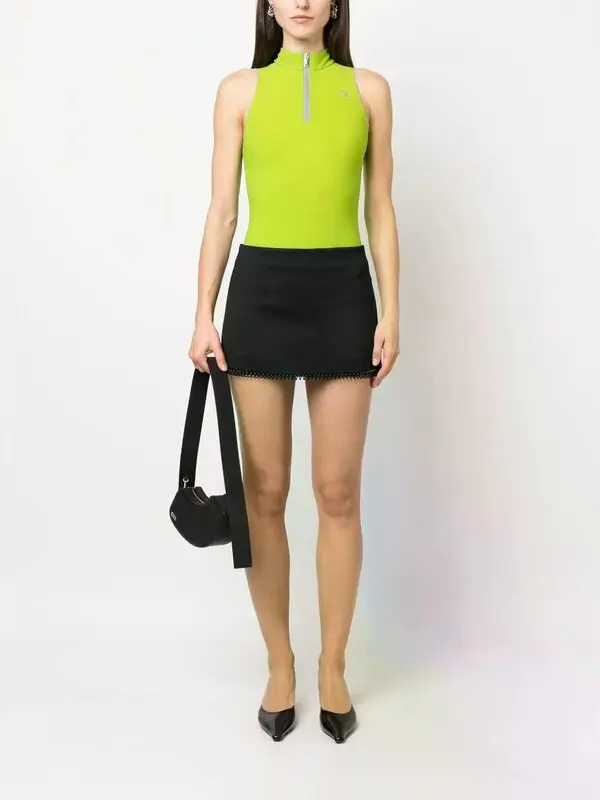 Coperni Logo-print Sleeveless Zipped Top