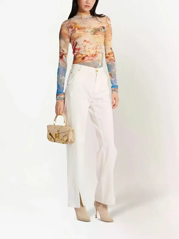 Balmain Leather Tote Bag