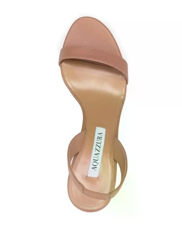 AQUAZZURA 90mm Heeled Leather Sandals