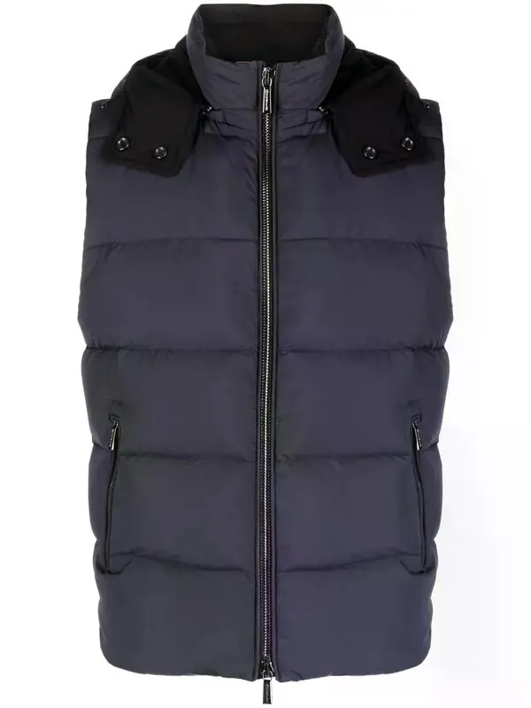 MOORER High-neck Padded Gilet