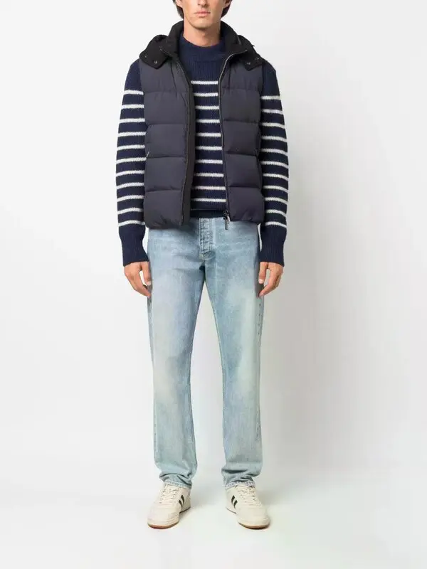 MOORER High-neck Padded Gilet