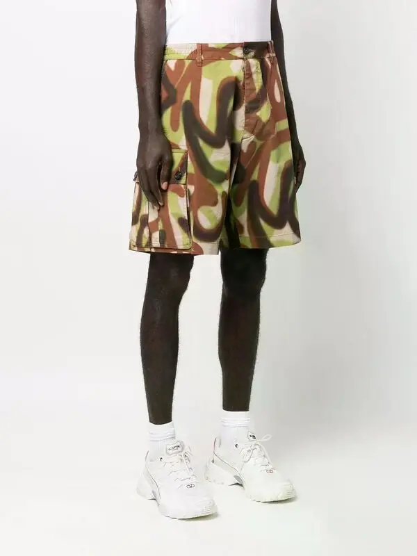 Dsquared2 Spray-paint Cargo Shorts
