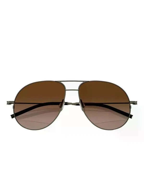 Moncler Round-frame Sunglasses - Grey