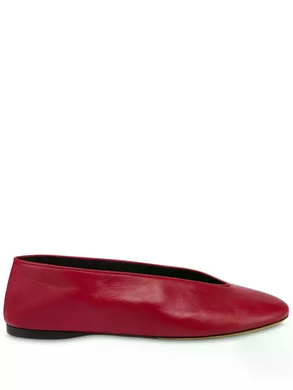 Moschino Nappa Ballerinas - Red