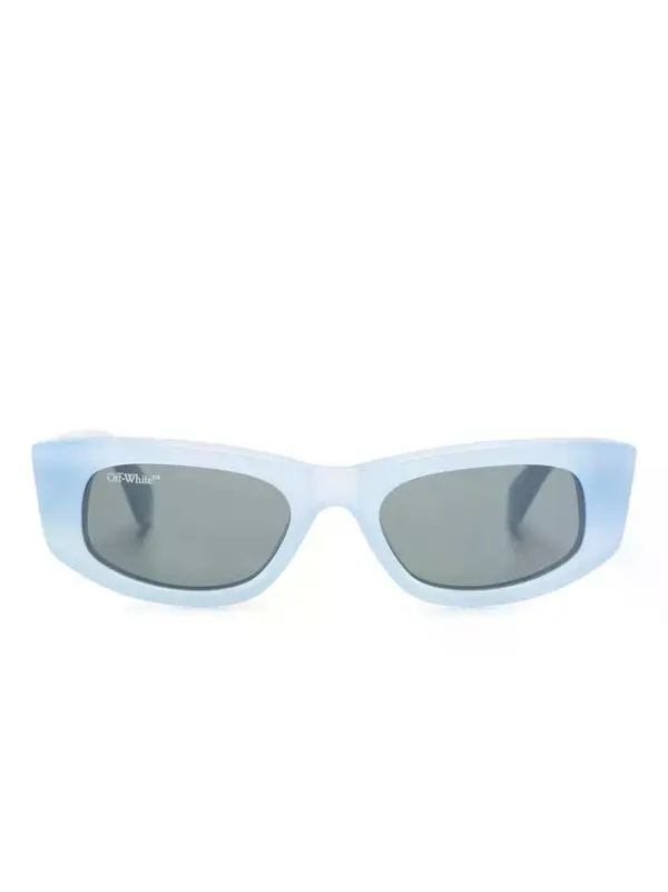 Off-White Matera Rectangle-frame Sunglasses - Blue