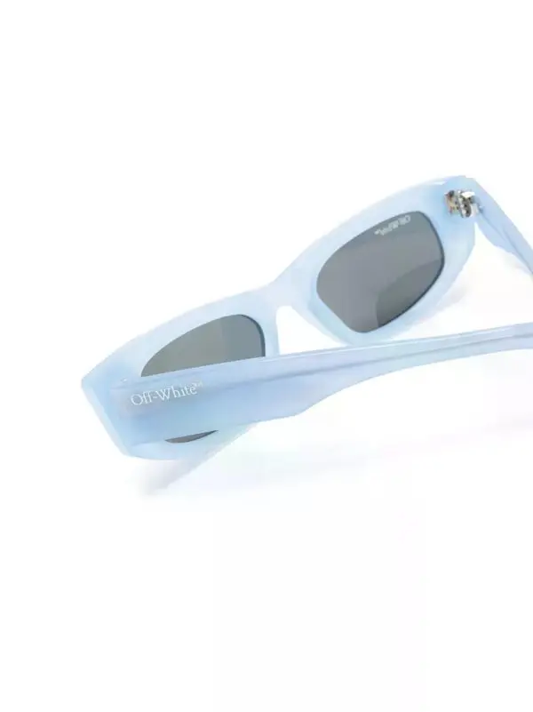 Off-White Matera Rectangle-frame Sunglasses - Blue