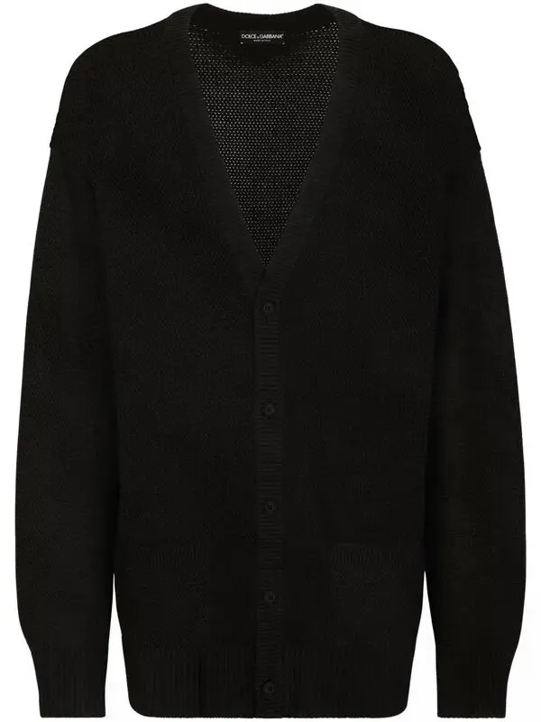 Dolce & Gabbana V-neck Cotton Cardigan
