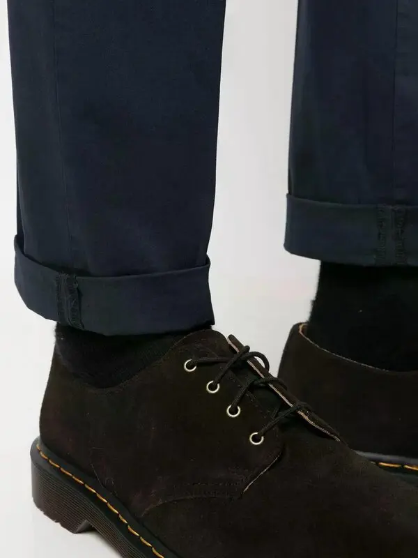 DONDUP Tapered-leg Cropped Chinos - Blue
