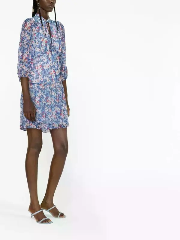 Rixo Floral-print Short Dress
