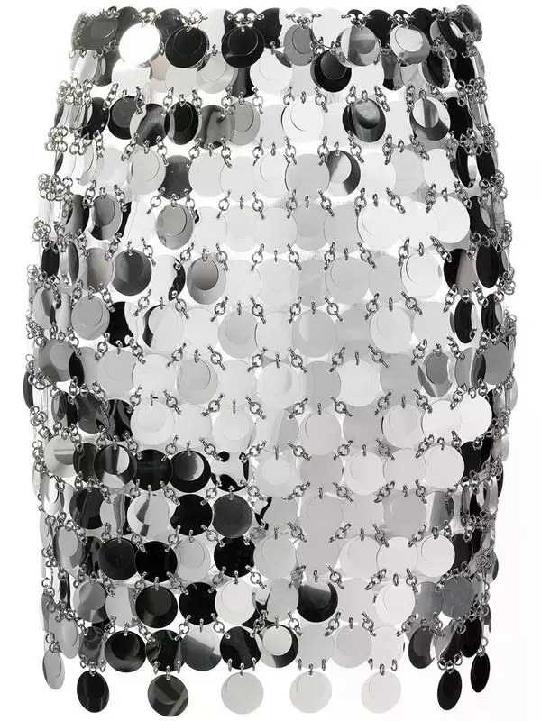 Rabanne Circular-disc Mini Skirt