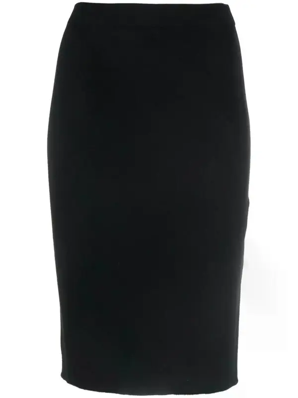 Saint Laurent Fine-knit Pencil Skirt