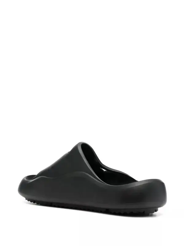 Off-White Hole-effect Rubber Slides - Black