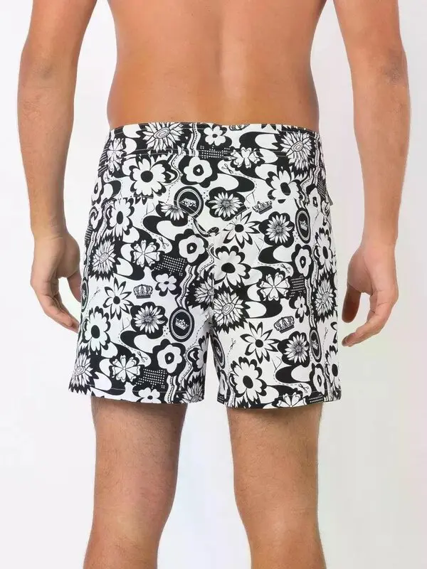 AMIR SLAMA Graphic-print Swimming Trunks