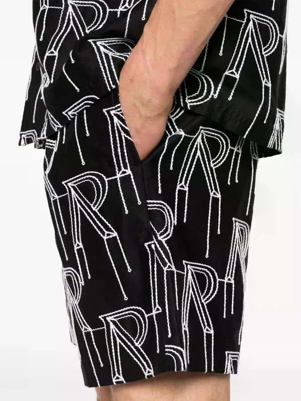 REPRESENT Initial-embroidered Tailored Shorts
