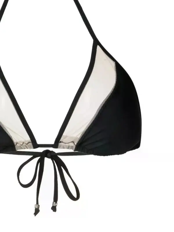 AMIR SLAMA Sheer-panels Triangle Bikini