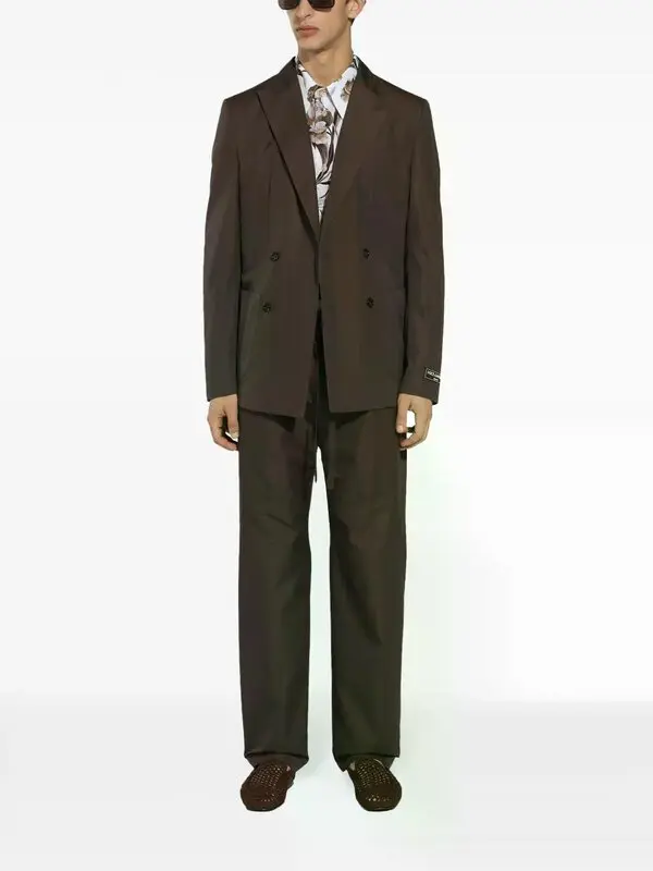 Dolce & Gabbana Straight-leg Cotton Trousers