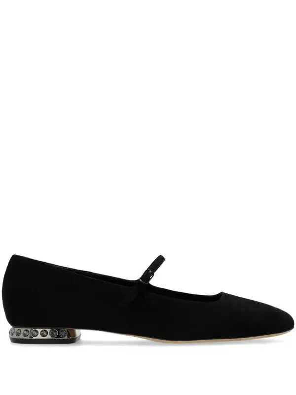 Casadei Buckle Strap Square Toe Pumps