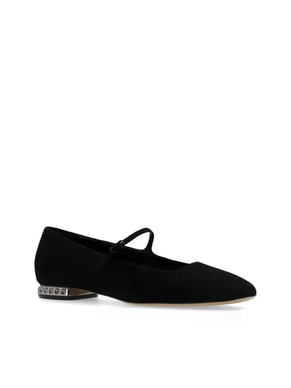 Casadei Buckle Strap Square Toe Pumps