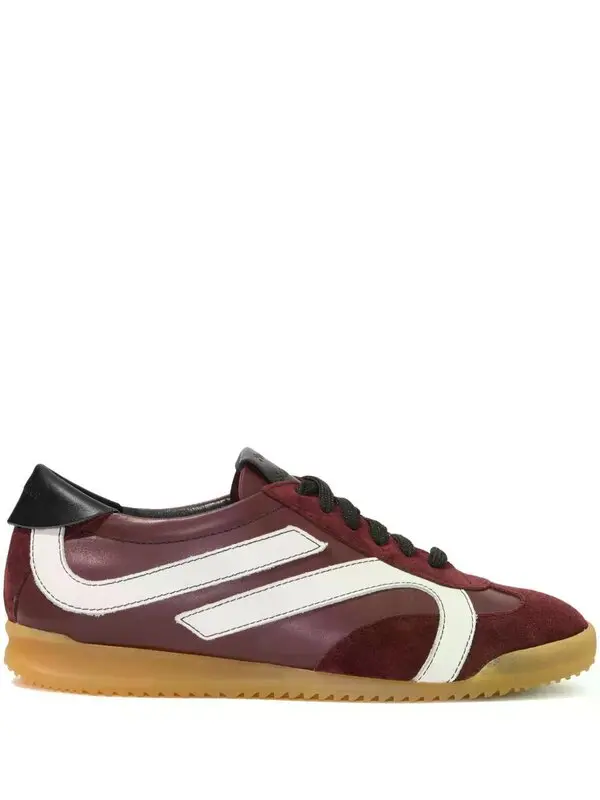 Proenza Schouler Lambskin Track Trainers - Red