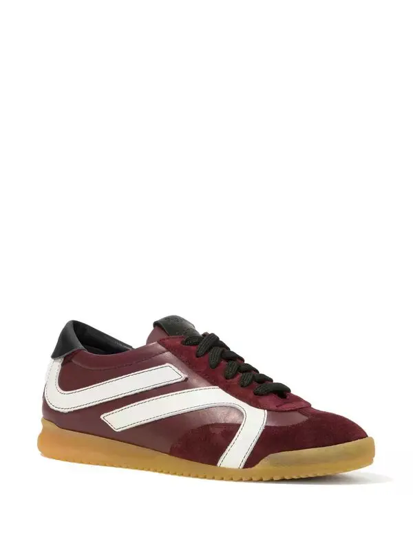 Proenza Schouler Lambskin Track Trainers - Red